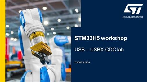 Stm32h5 Workshop 09 Usb Usbx Cdc Lab Experts Nicolas Fillon