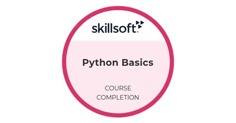 Saravana Ganesh Muniappan On Linkedin Python Basics • Saravana Ganesh Muniappan • Skillsoft
