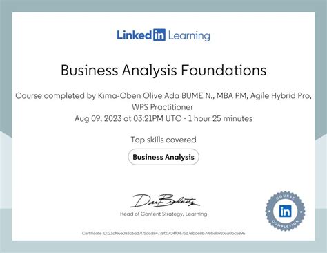 Olive Ada Bume N Mba Pm Agile Hybrid Prowps Practitioner On Linkedin Certificate Of Completion