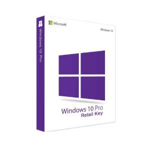 Windows 10 Pro Retail Key Crystal Vision Solutions