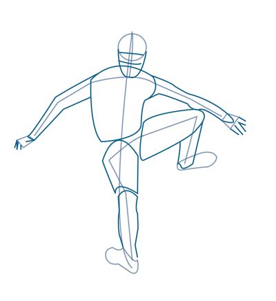 How To Draw A Man Jumping Sketchbook Challenge SketchBookNation Com