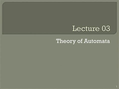 SOLUTION Theory Of Automata Lecture Studypool