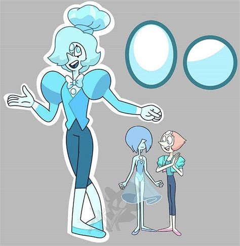 Pearl And Blue Pearl Sky Mega Pearl Steven Universe Anime Steven