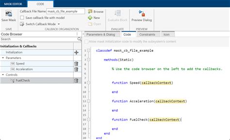 Introduction To Mask Initialization And Parameter Callback Code