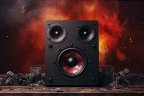 Robust Speaker Brick Background Generate Ai