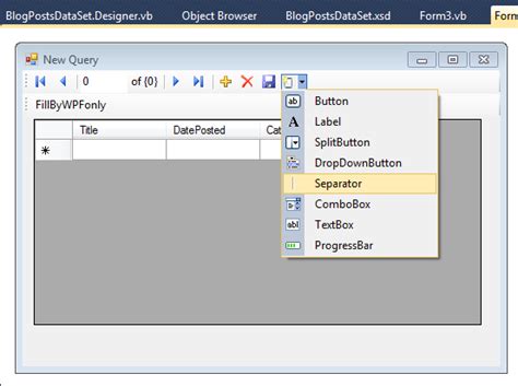 Adonet Creating A Simple Query 2improving The Display Ged Meads Blog Vbcity The Net