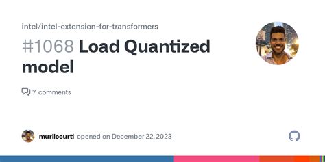 Load Quantized Model Issue Intel Intel Extension For Transformers GitHub