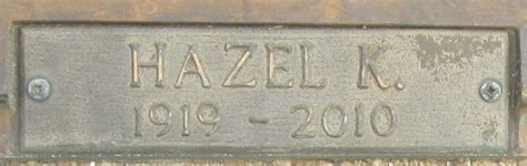 Hazel Inez Kinsey Beasley 1919 2010 Find A Grave Memorial