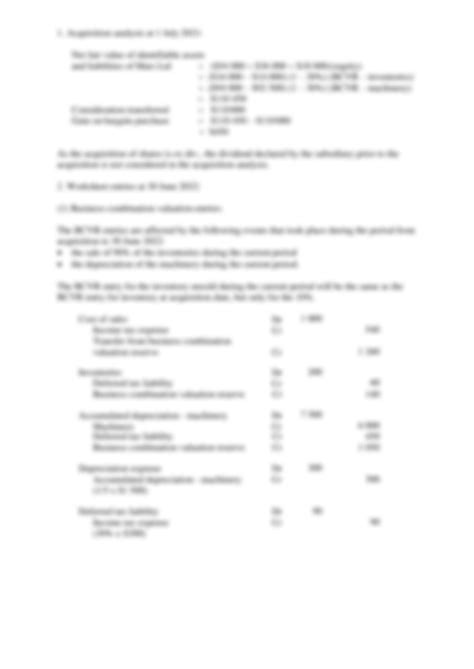 Solution Acct20002 U Melbourne Online Tutorial 9 Solutions