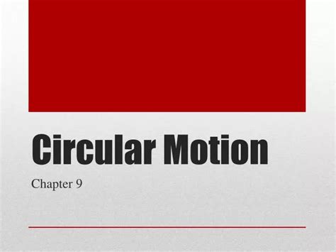 PPT Circular Motion PowerPoint Presentation Free Download ID 2829640