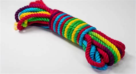 Rainbow Bamboo Rope 40 Foot Long Soft Braided Nepal Ubuy