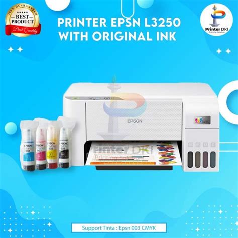 Promo Printer Epson L3216 White Ink Tank A4 All In One Print Scan Copy