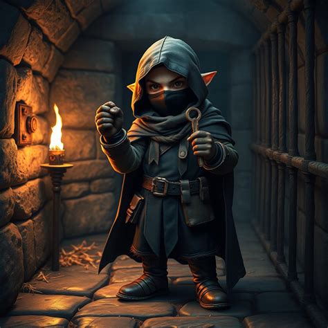The Masked Halfling Thief A World Of Intrigue