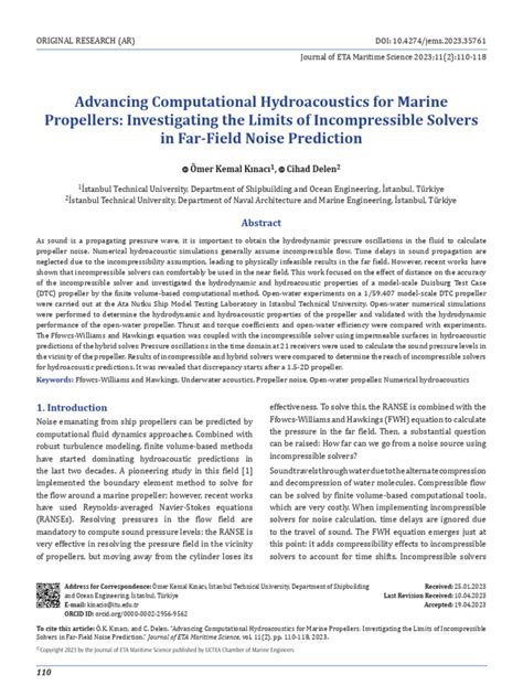 advancing computational hydroacoustics for marine pdf fluid