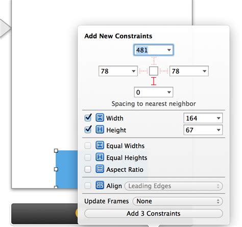 Objective C IOS 7 AutoLayout Sticky Button To Bottom Screen Stack