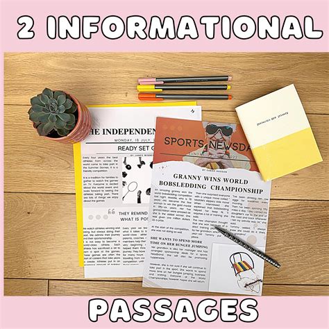 Nonfiction Leveled Reading Passages With Comprehension Questions