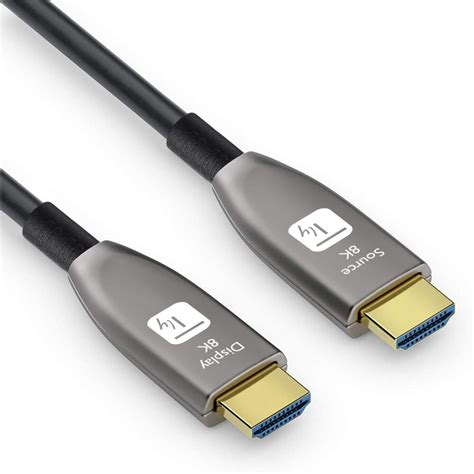 Cablu Optic Activ Profesional Hdmi 21 Aoc 8k 48gbps Hdmi 20m Techly