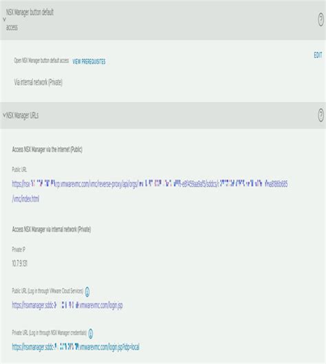 Accessing And Managing Networking Configuration In The Vmware Cloud On