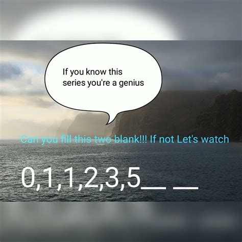 Have You Any Idea About Fabonacci Series If Not Lets Watch Youtube