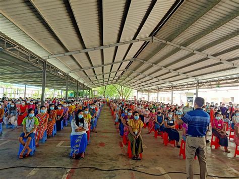 မင်္ဂလာဒုံမြို့နယ်တွင် ပထမအကြိမ် စက်ရုံအလုပ်သမား ၃၁၄၇၄ ဦးကို ကိုဗစ် ၁၉ ရောဂါ ကာကွယ်ဆေး ထိုးန