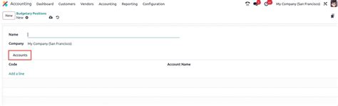 Management Options Odoo 17 Accounting Book