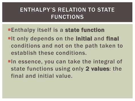 PPT Enthalpy PowerPoint Presentation Free Download ID