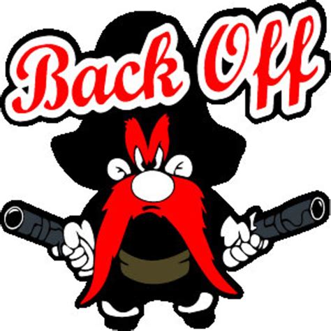 Back Off Sticker Etsy