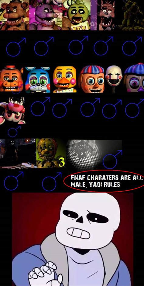 Fnaf Gender Meme All Male For Me By Edocomics98arthouse On Deviantart