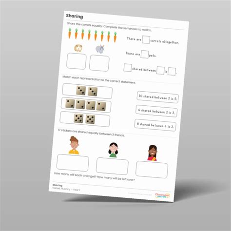 Year 1 Sharing Varied Fluency Resource Classroom Secrets