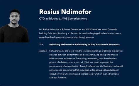 ndimofor ateh rosius on linkedin serverlessdays