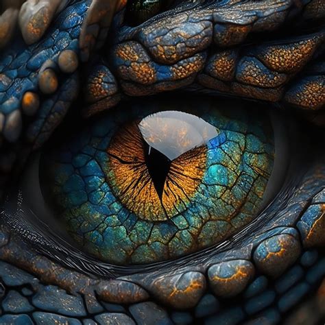 Premium Ai Image Dragon Eye