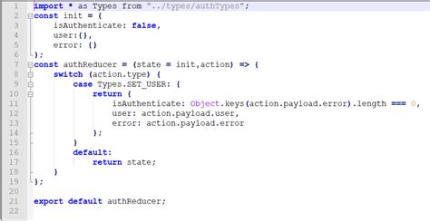 Authentication I Want To Clear Or Initial State When Reducer Get Error In My Functional