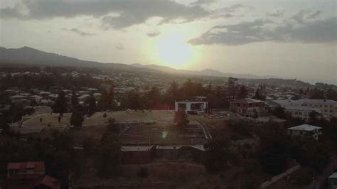 ნადიკვარის პარკი მზის ჩასვლაზე Stockfootage