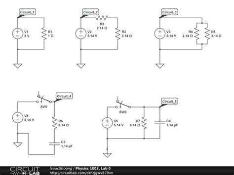 Physisc 1e03 Lab 0 Circuitlab