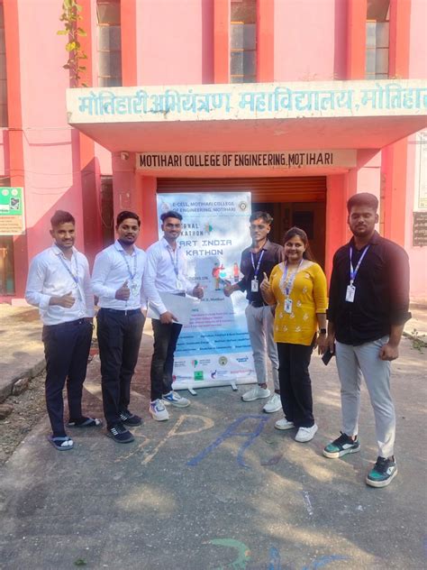 Participating In An Internal Hackathon At Motihari Collage Of