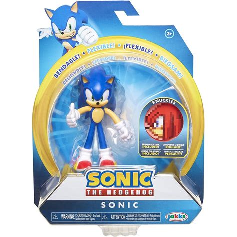 Jakks Pacific Sonic The Hedgehog Bendable Sonic Action Figure Jpa40051