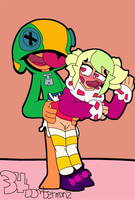 Rule 34 Brawl Stars Cum Cum Inside Female Holding Hips Leon Brawl Stars Mandy Brawl Stars