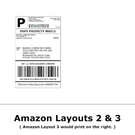 Package Mailing Label Template Midi