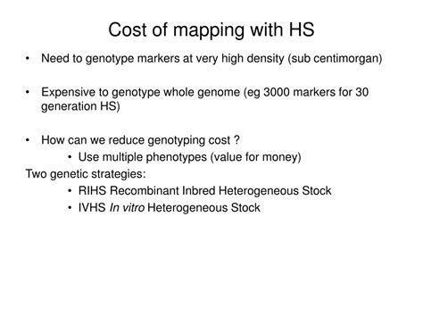 Ppt Fine Mapping Qtls Using Recombinant Inbred Hs And In Vitro Hs