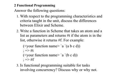 Solved 1 With Respect To The Programming Characteristics