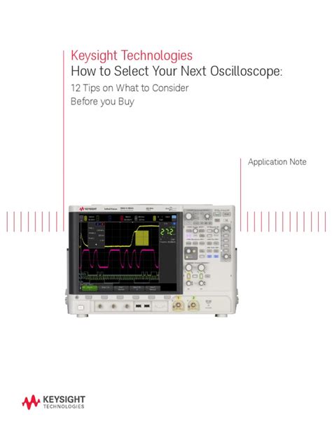 12 oscilloscope shopping tips pdf pdf bandwidth signal processing sampling signal