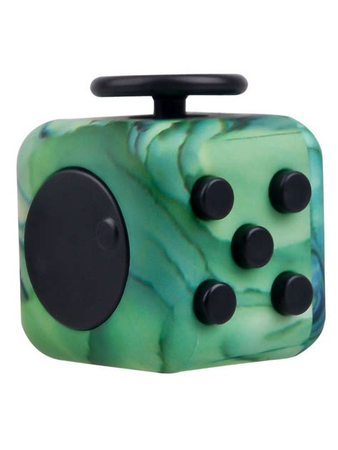 37 OFF Novelty Faux Jade Fidget Toy Stress Relief Cube Rosegal