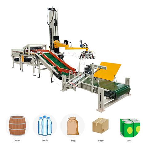 Automatic Column Palletizer Bio Pellet Fertilizer Manufacturing Machine