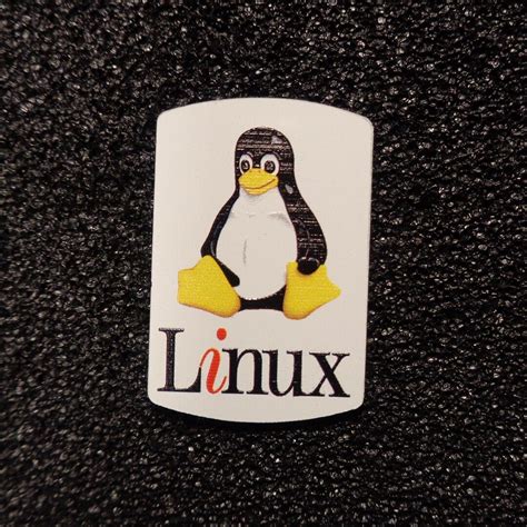 Linux Tux Logo Label Decal Case Sticker Badge 485 Etsy