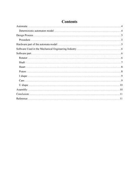 Automata Report Warning Tt Undefined Function 32 Contents Automata