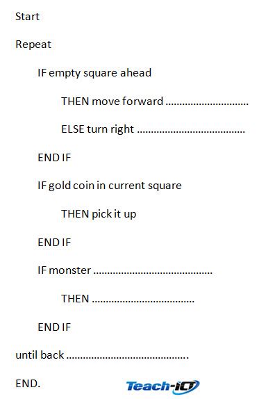 Teach Ict Ks3 Computer Science Pseudocode Scheme Of Work