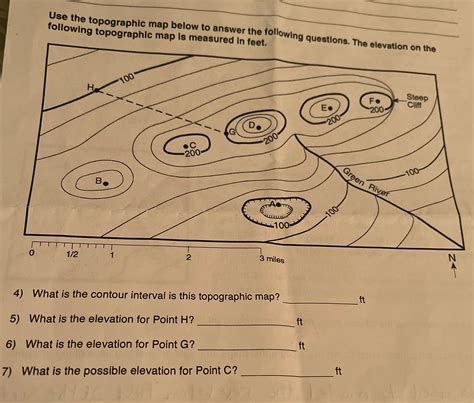 [solved] use the topographic map below to answer the following questions course hero