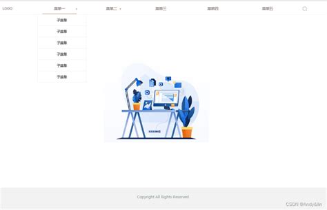 Web端导航菜单系列web导航栏下拉菜单 Csdn博客