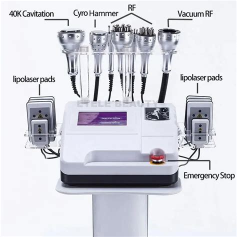 9 In 1 Cavitation 40k Vacuum Rf Body Slimming Lipo Machine Goemslim