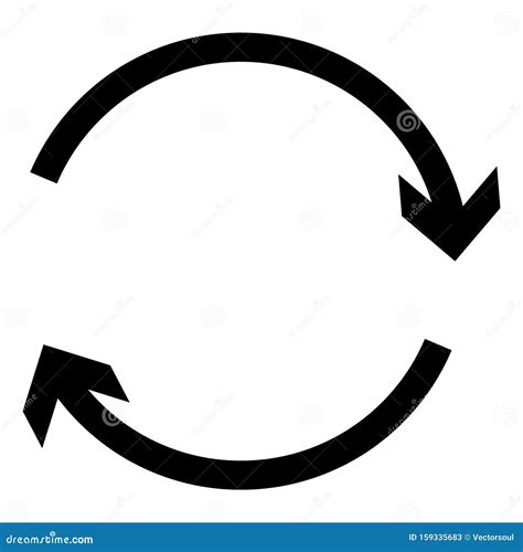 Circular Circle Arrow Right Radial Arrow Icon Symbol Clockwise